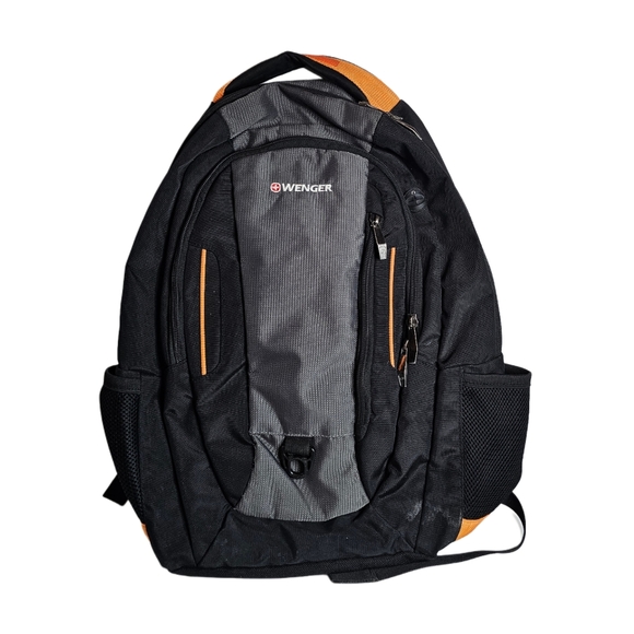 Wenger | Bags | Wenger Swiss Army Gear Backpack Black Laptop Bag Travel ...